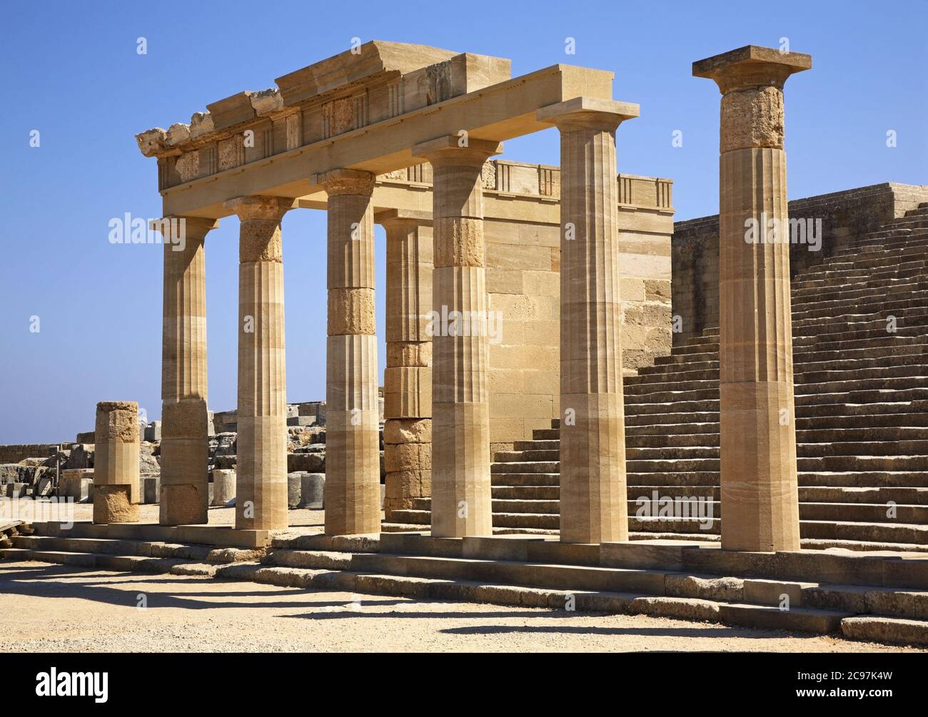 Staircase of the propylaea hi-res stock photography and images - Alamy