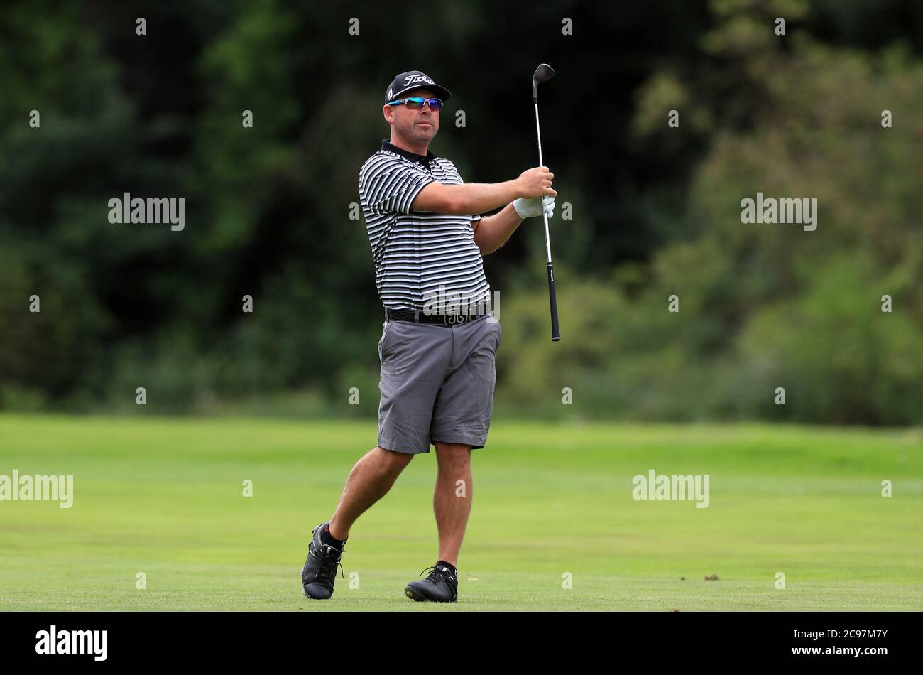 Justin Walters during a practice round at Forest of Arden Marriott ...