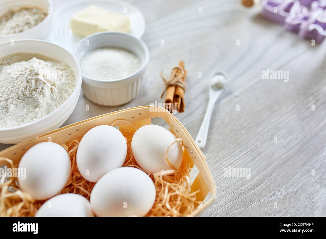 Homemade production of fresh healthy cookies from natural ingredients ...