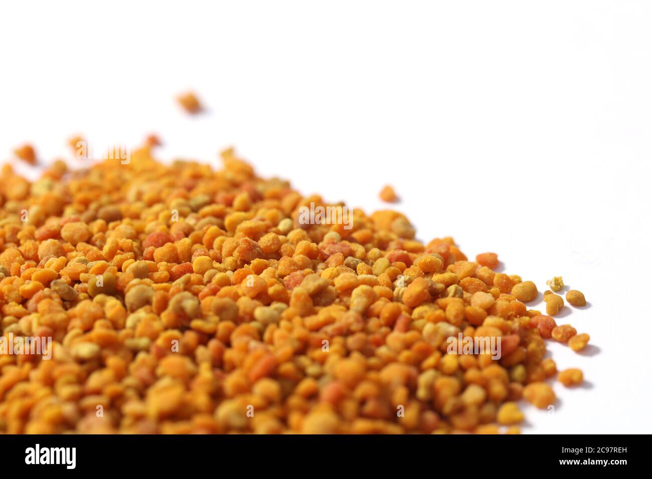 Propolis bees bee pollen on white background Stock Photo - Alamy