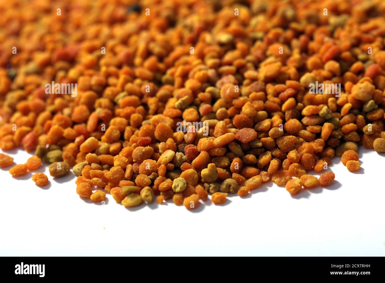Propolis bees bee pollen on white background Stock Photo - Alamy