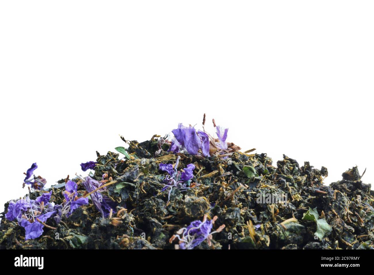 Dry fermented fireweed tea. Traditional Russian tea Stock Photo - Alamy