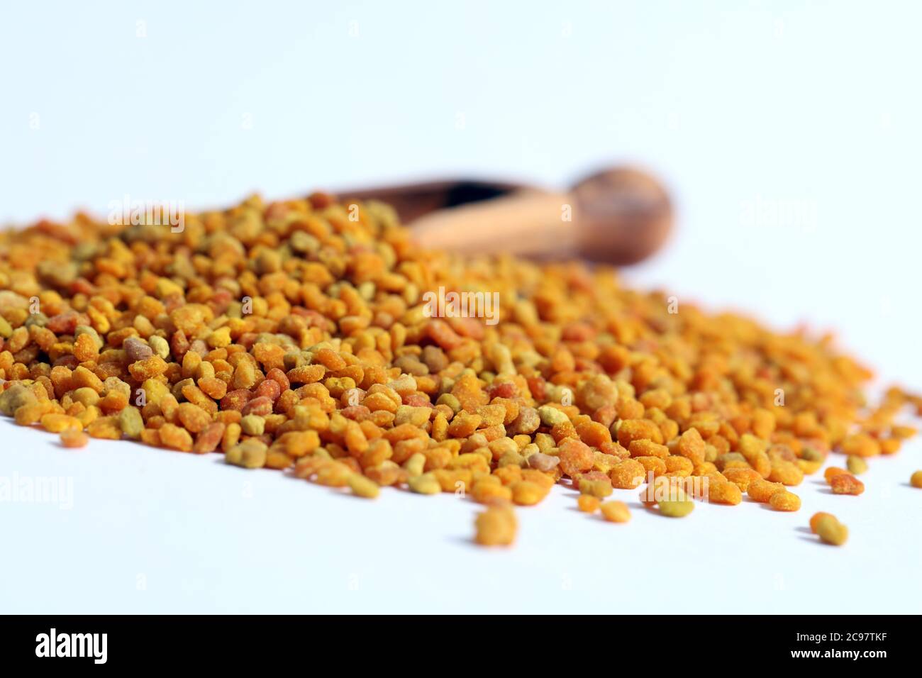 Propolis bees bee pollen on white background Stock Photo - Alamy