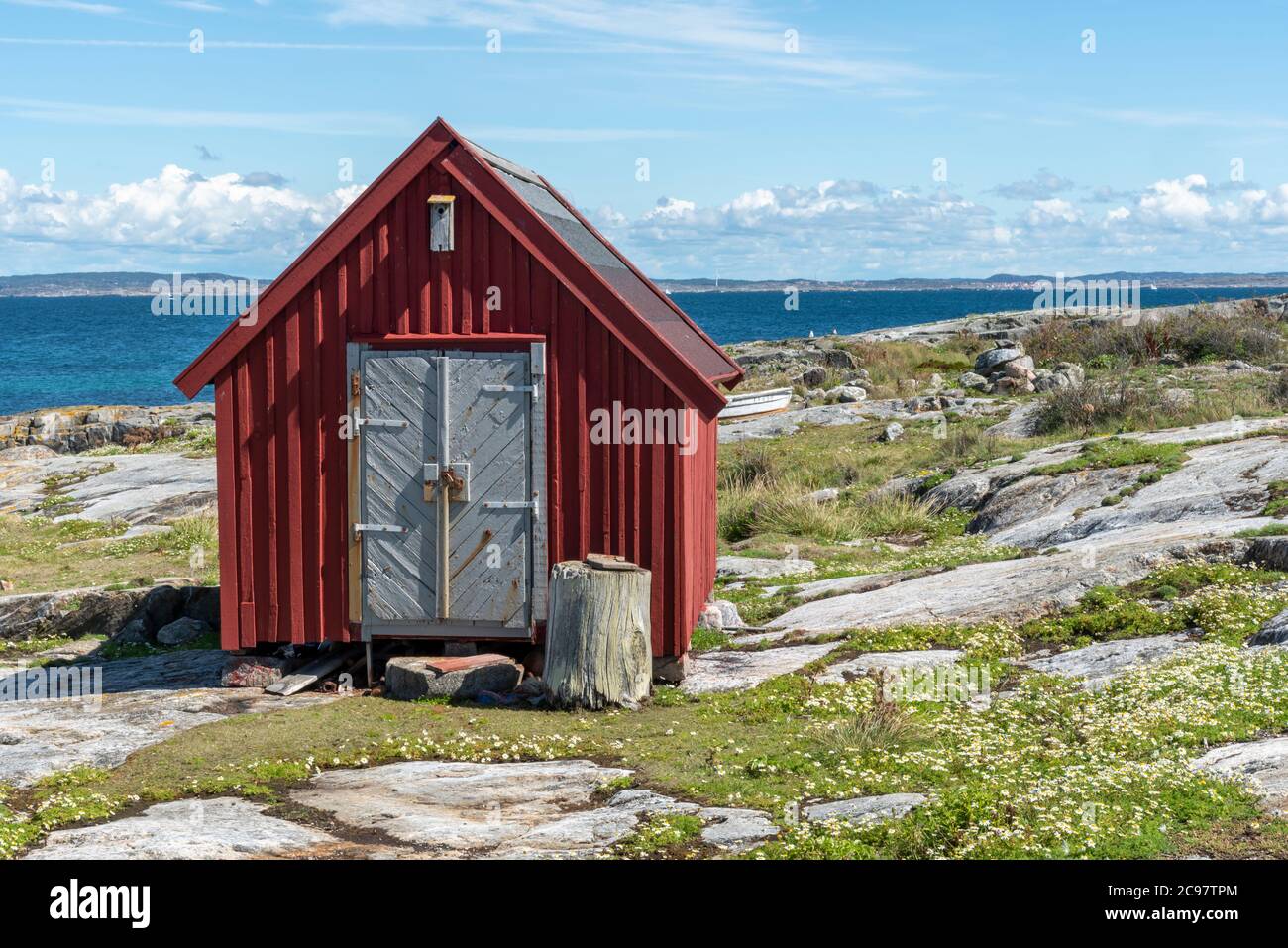Old red building at Maseskar in Sweden Stock Photo - Alamy