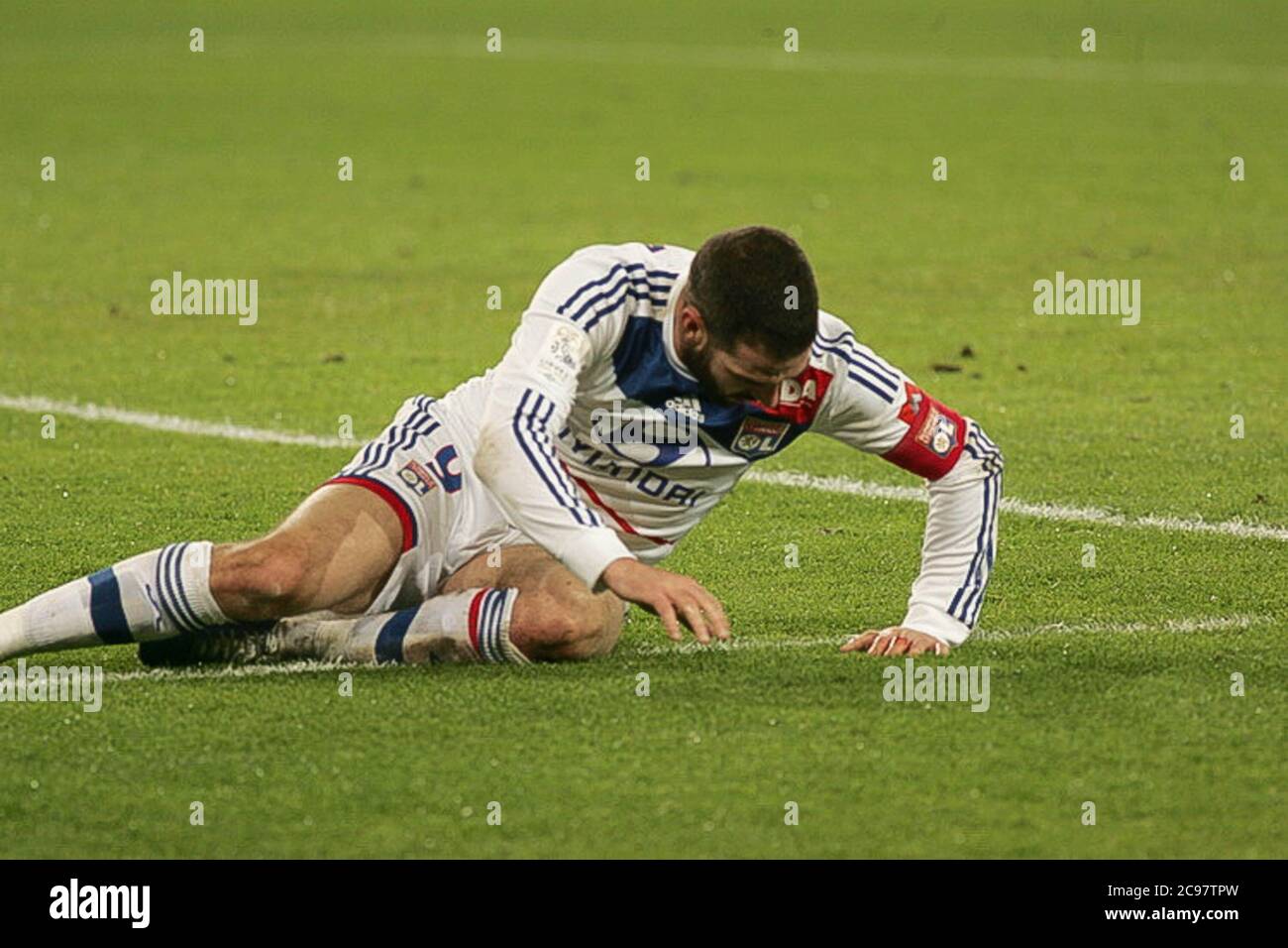 Lisandro López During the Ligue 1 2012 - 2013, Paris Saint Germain ...