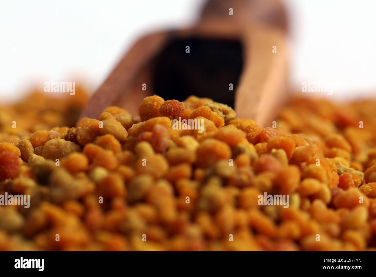 Propolis bees bee pollen on white background Stock Photo - Alamy