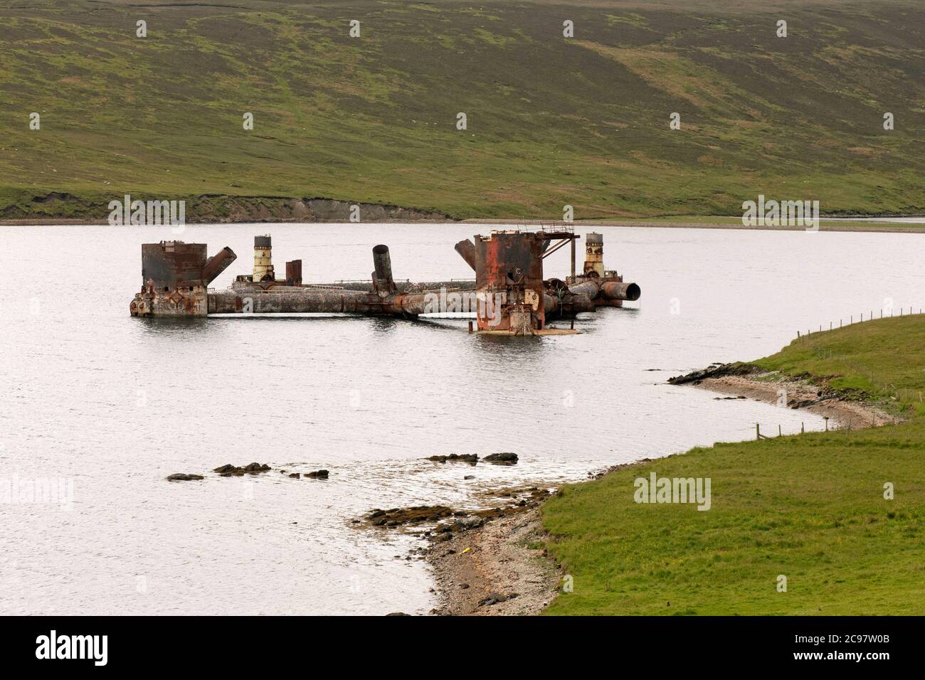 Shetland oil rig hi-res stock photography and images - Alamy