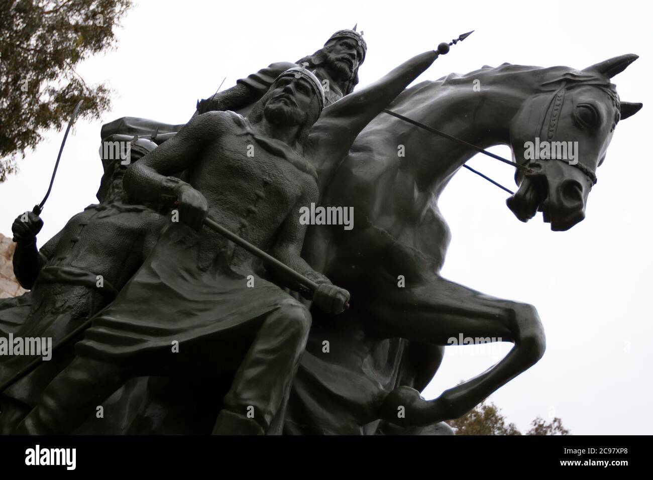 Damascus/Syria 03/29/2010 : Statue of Saladin (Salahaddin Ayyoubi ...