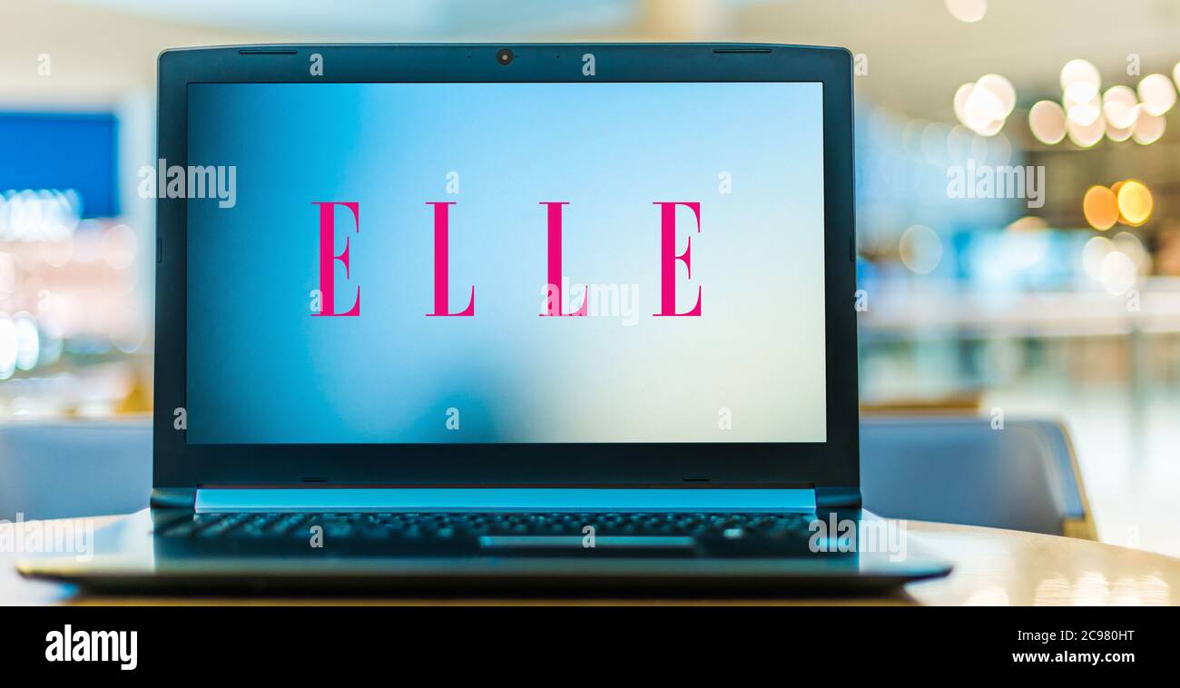Elle magazine logo hi-res stock photography and images - Alamy