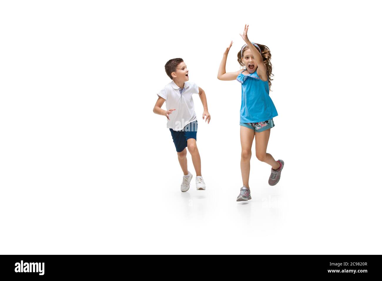Little Kids Running