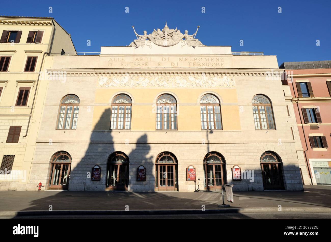 Italy, Rome, Teatro Argentina opera theatre Stock Photo - Alamy