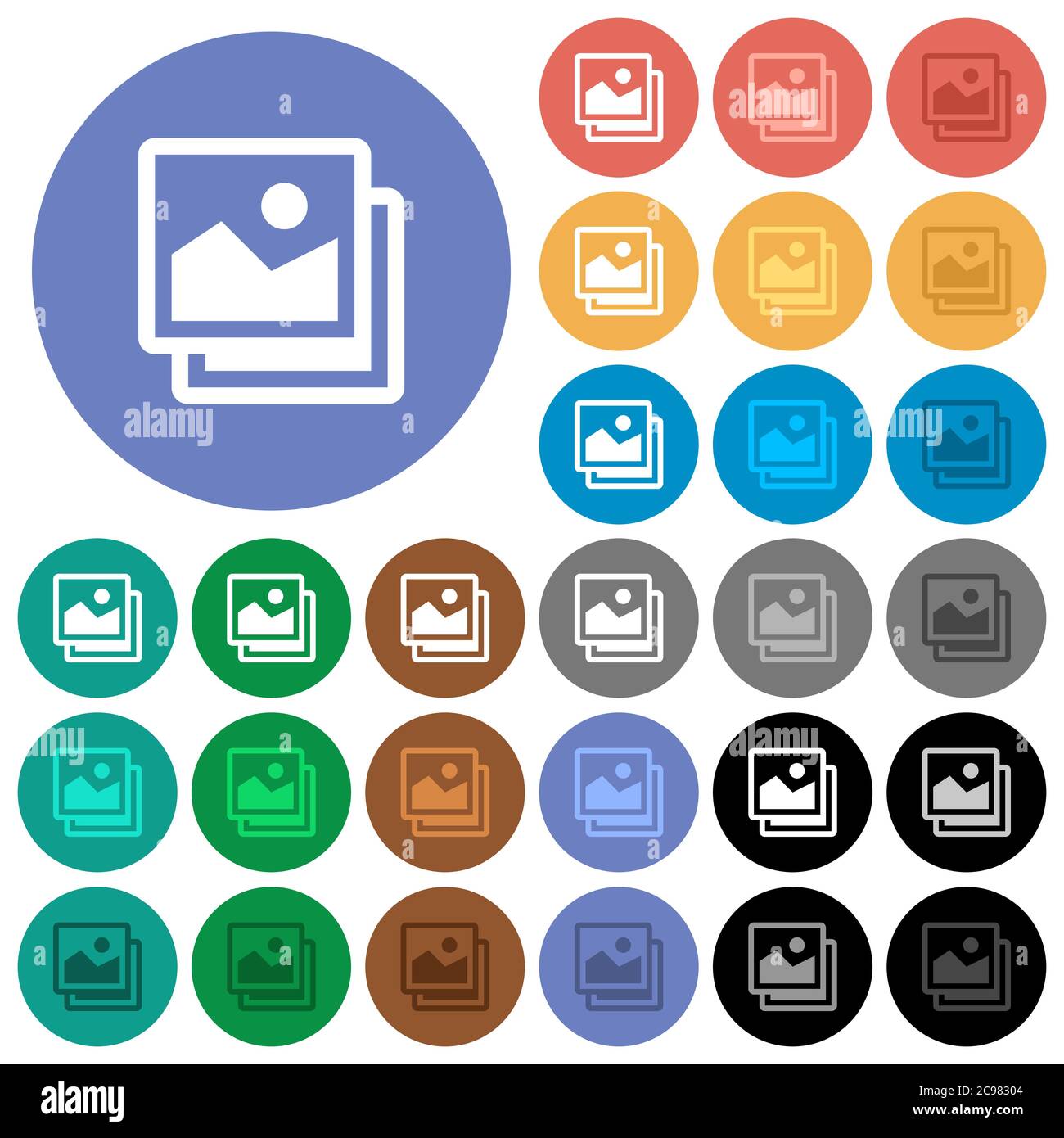 Polychrome paints Stock Vector Images - Alamy