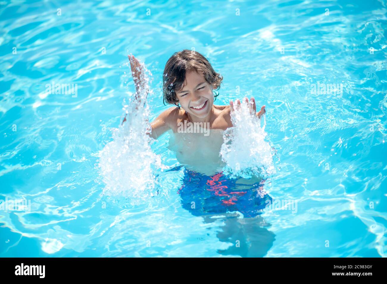 Raising his hands up High Resolution Stock Photography and Images - Alamy