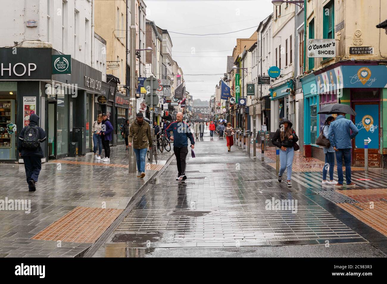 Cork, Ireland. 29th July, 2020. Heavy Rain in Cork City. There was a ...