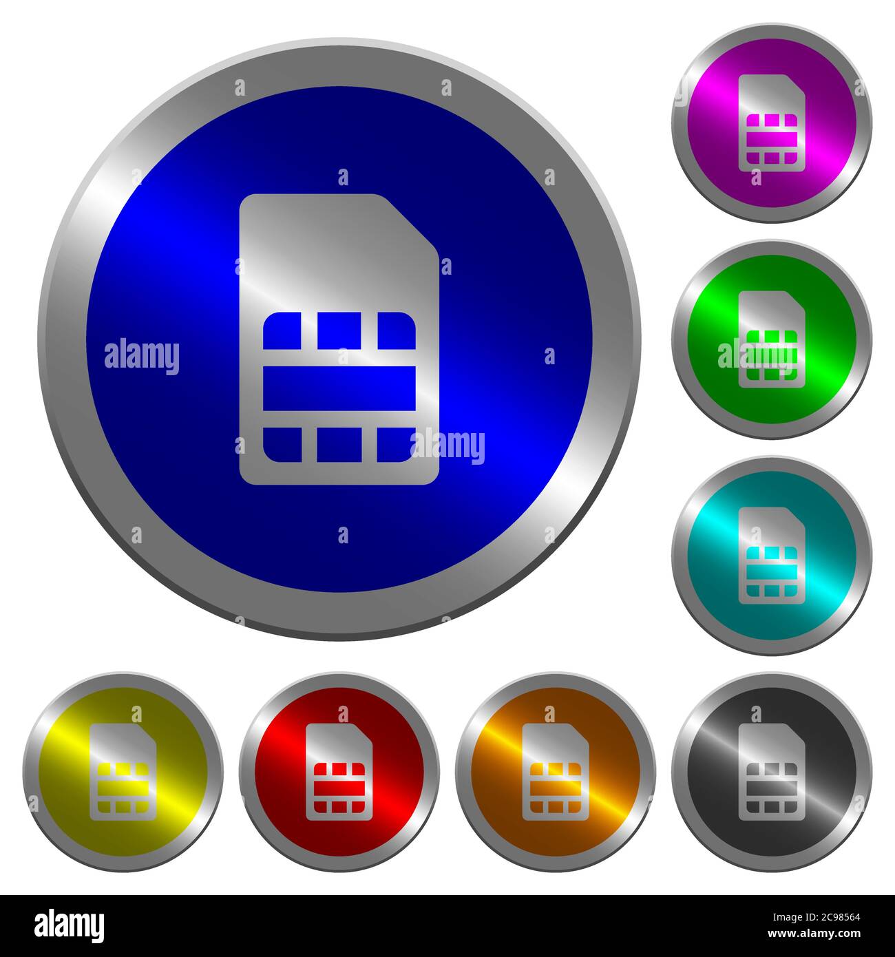 Subscriber identity module Stock Vector Images - Alamy