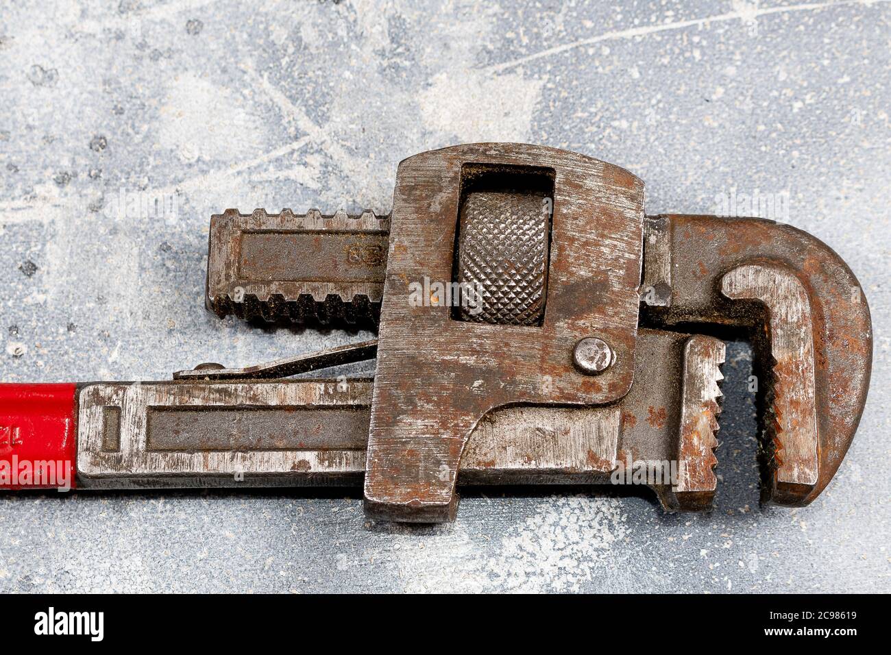 Old pipe wrench hi-res stock photography and images - Alamy