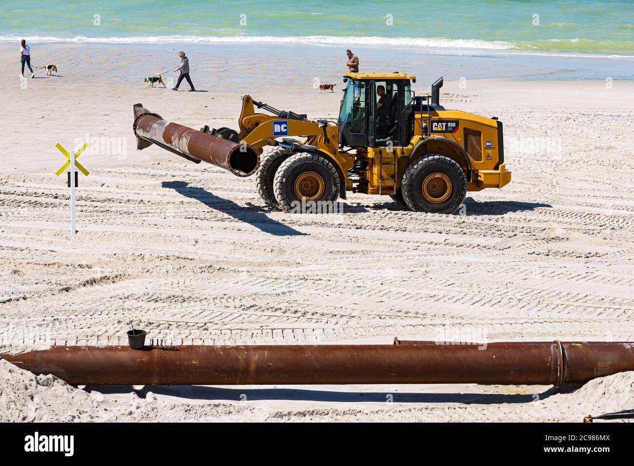 Sandvorspülung, Strand, Kampen, Sylt Stock Photo - Alamy