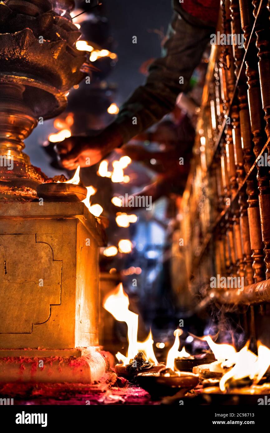 India candle night hi-res stock photography and images - Alamy