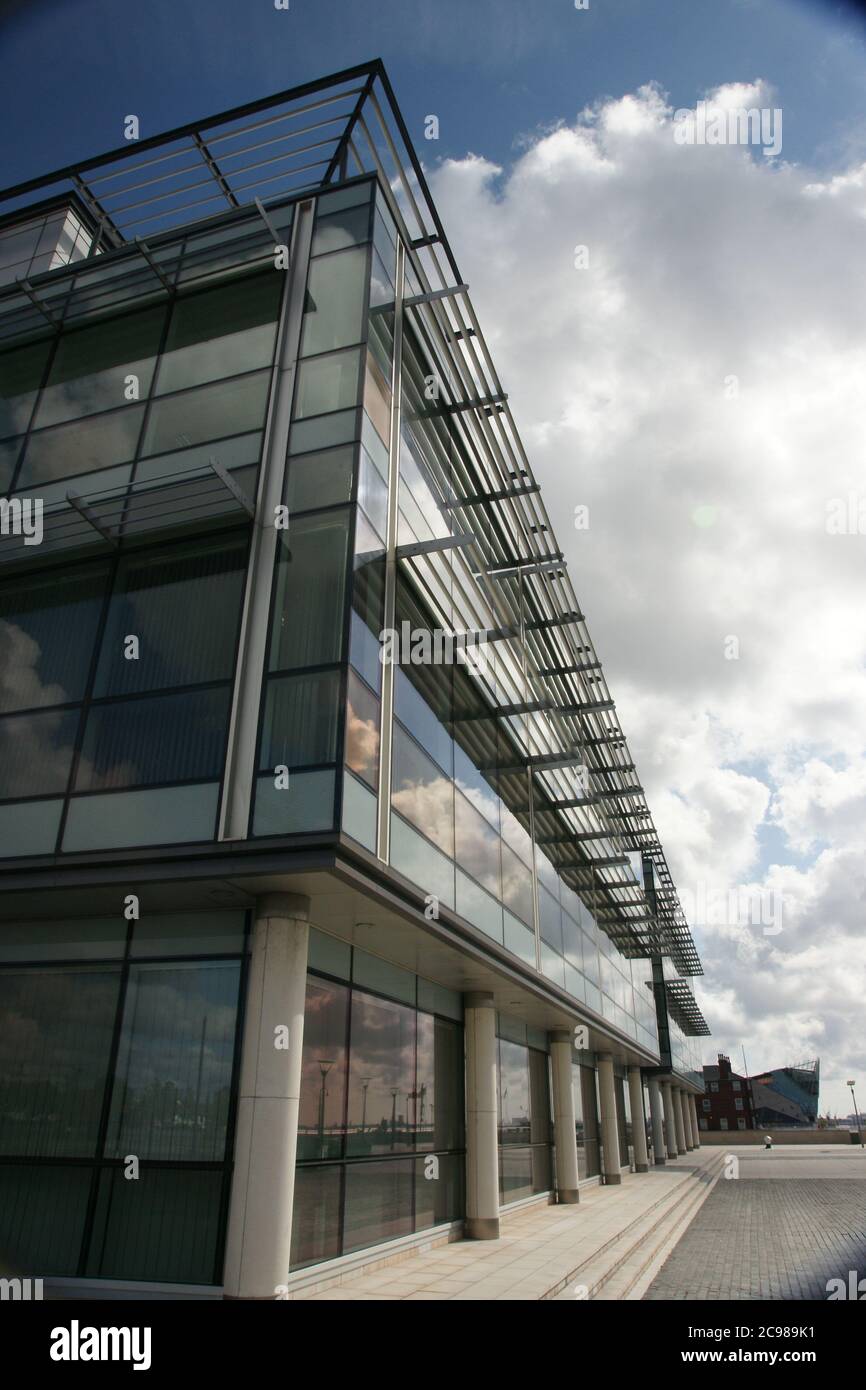 modern office block, glass and steel structure Stock Photo - Alamy