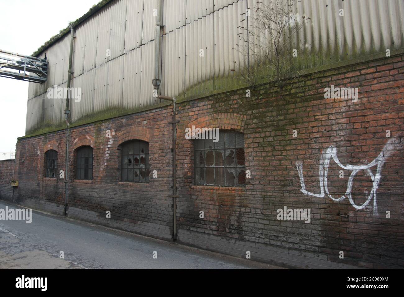 Factory shutdown with closed gate hi-res stock photography and images ...
