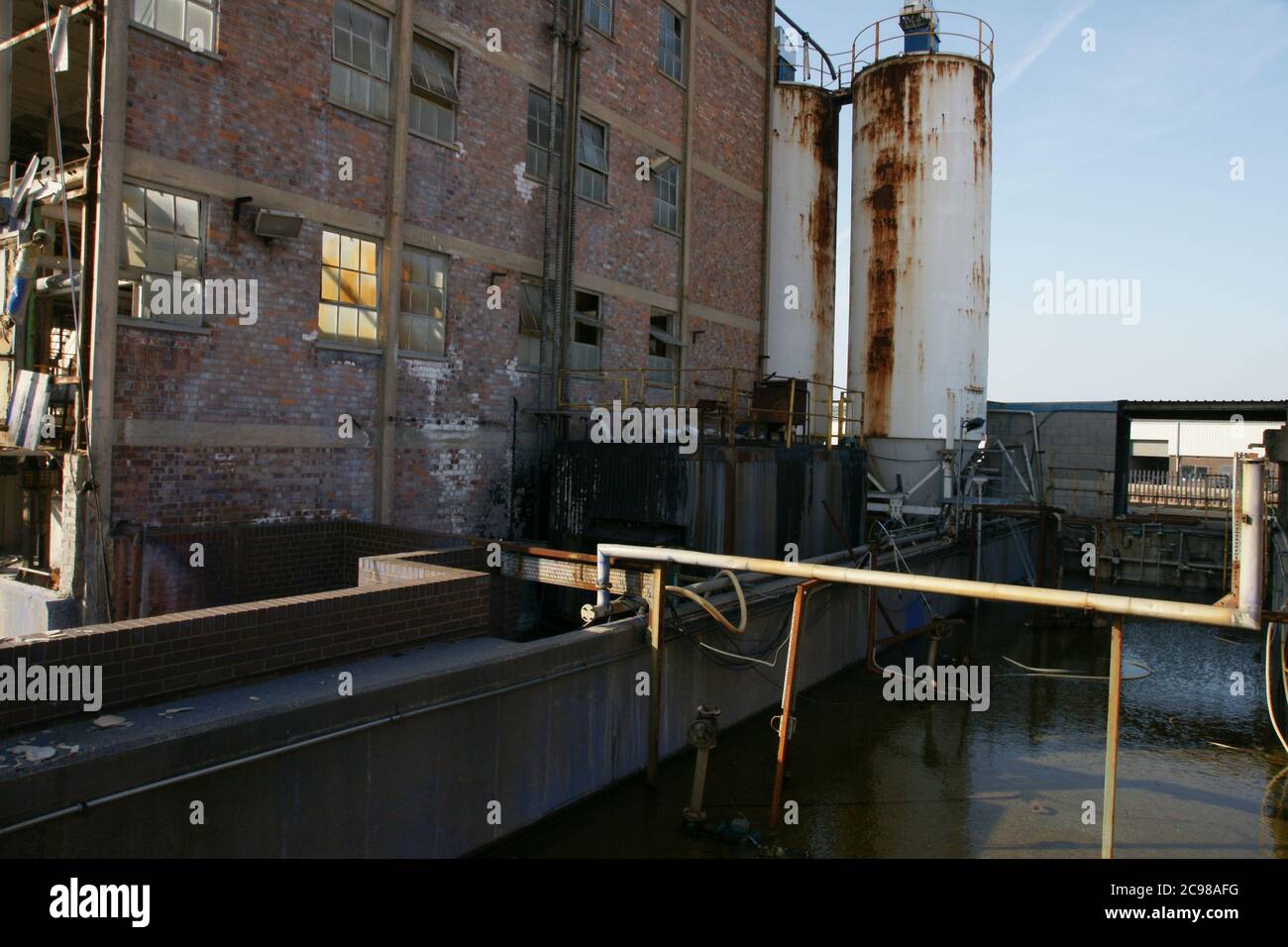 Derelict industrial buildings in in hi-res stock photography and images ...