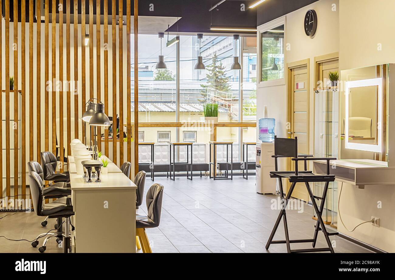 Interior luxury beauty salon hi-res stock photography and images - Alamy