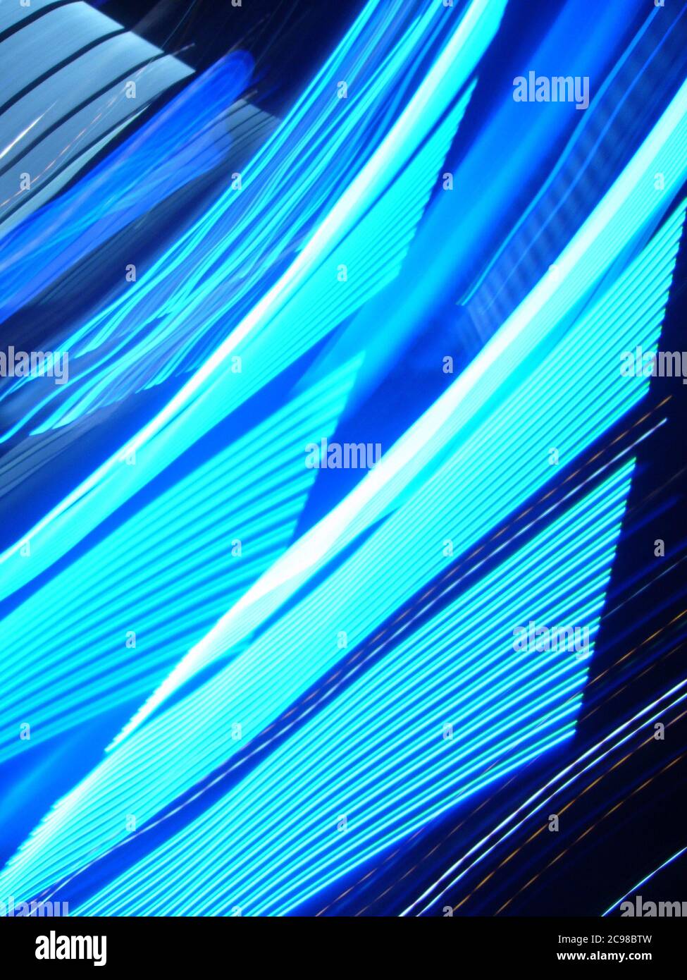 Vertical illustration of Interleaving ray trace rhythm - perfect for a ...