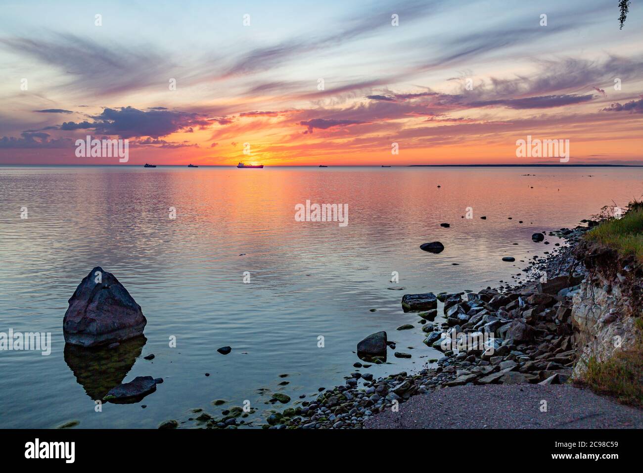 Last evening sun Stock Photo - Alamy