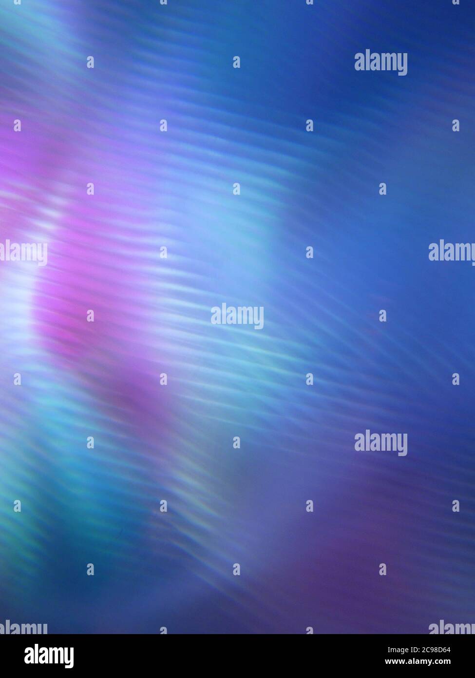 Vertical illustration of staggered refracted mottled light layers with ...