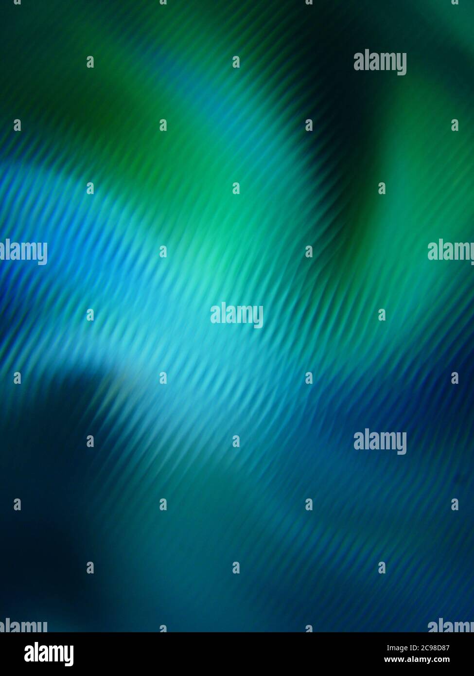 Vertical illustration of staggered refracted mottled light layers with ...