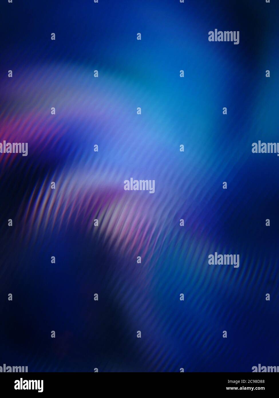 Vertical illustration of staggered refracted mottled light layers with ...