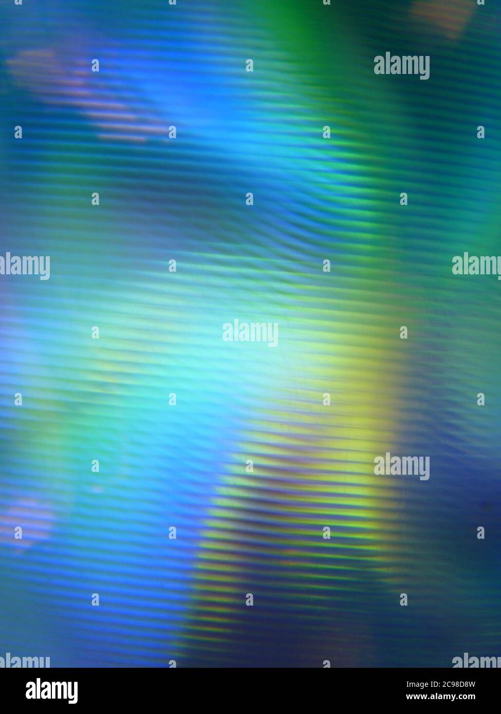 Vertical illustration of staggered refracted mottled light layers with ...