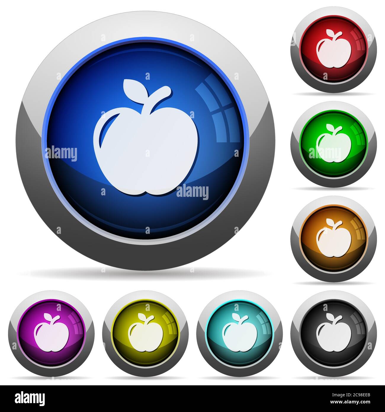 Fruit design frames Cut Out Stock Images & Pictures - Alamy