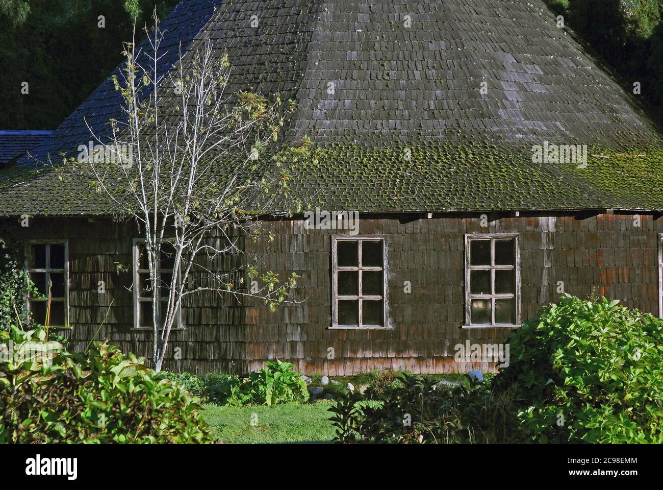Frutillar German Colonial Museum in Chile captured during the daytime ...