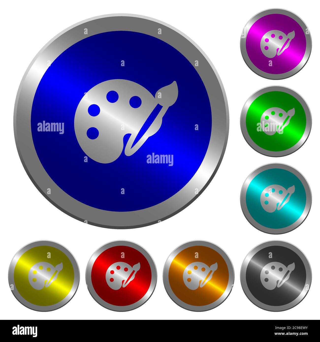 Shining steel art work Stock Vector Images - Alamy