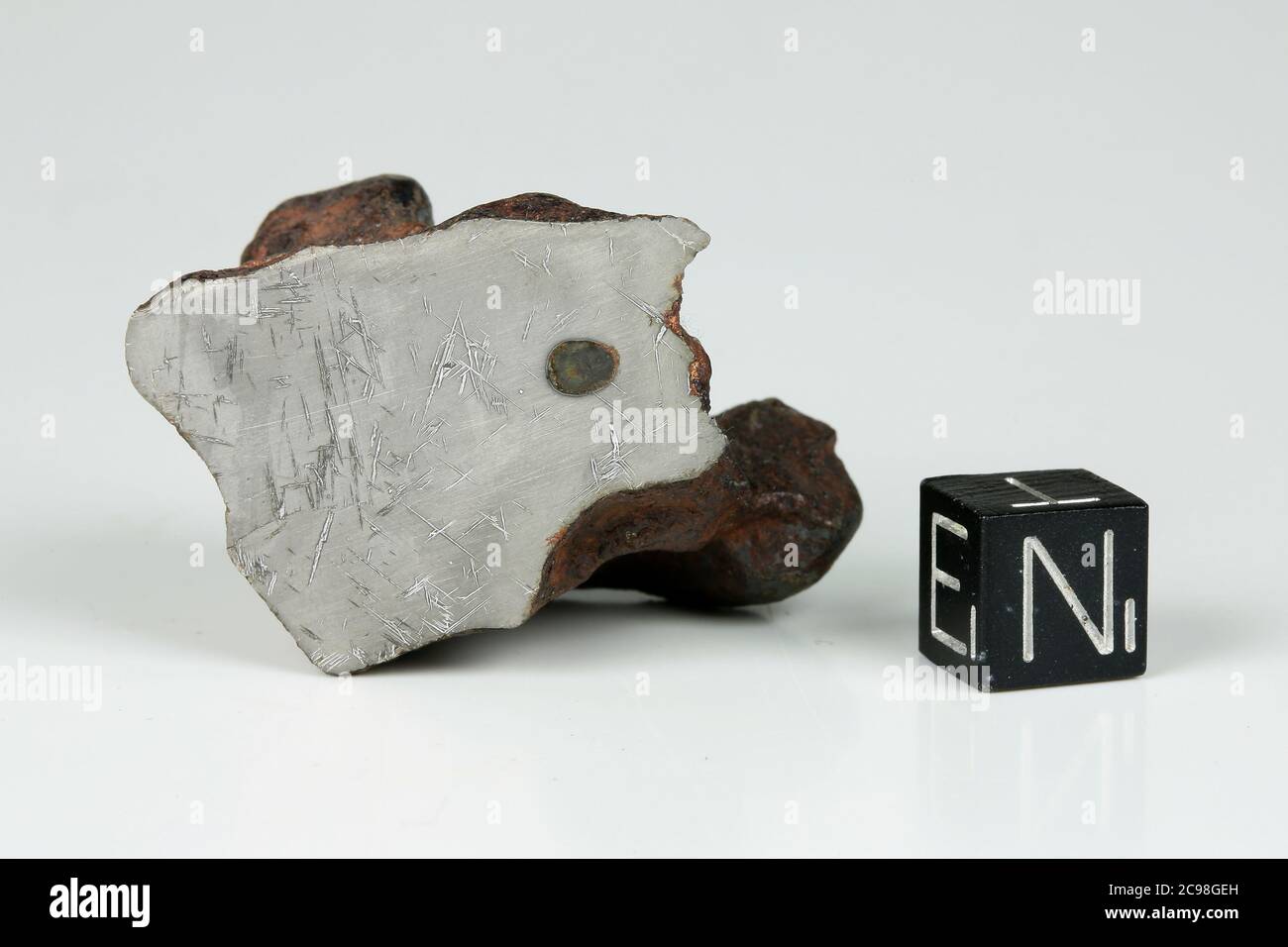 NWA 859 - Found 2000, Morocco, Africa. Iron Plessitic. Total mass 75.3 ...