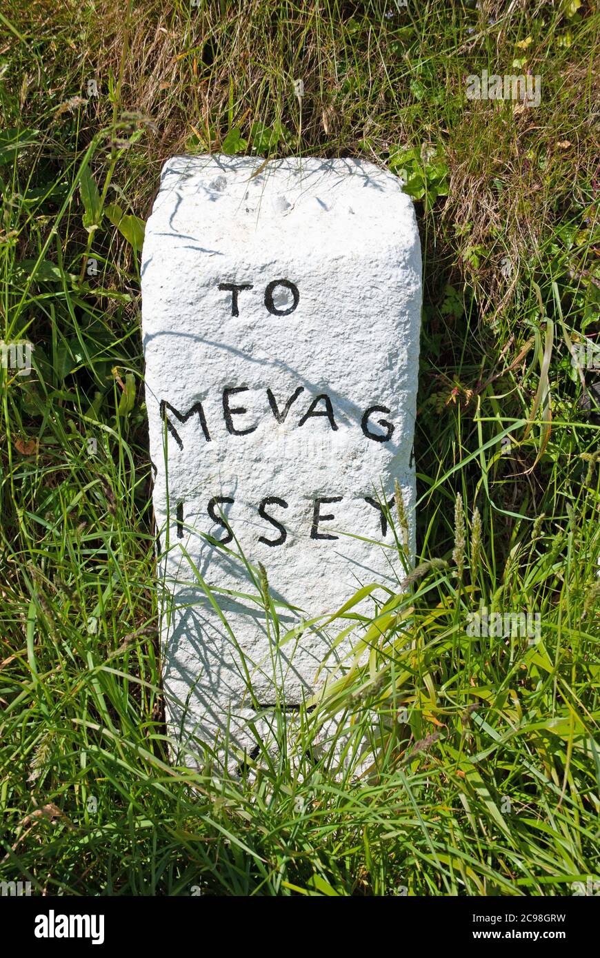 Directional milestone hi-res stock photography and images - Alamy