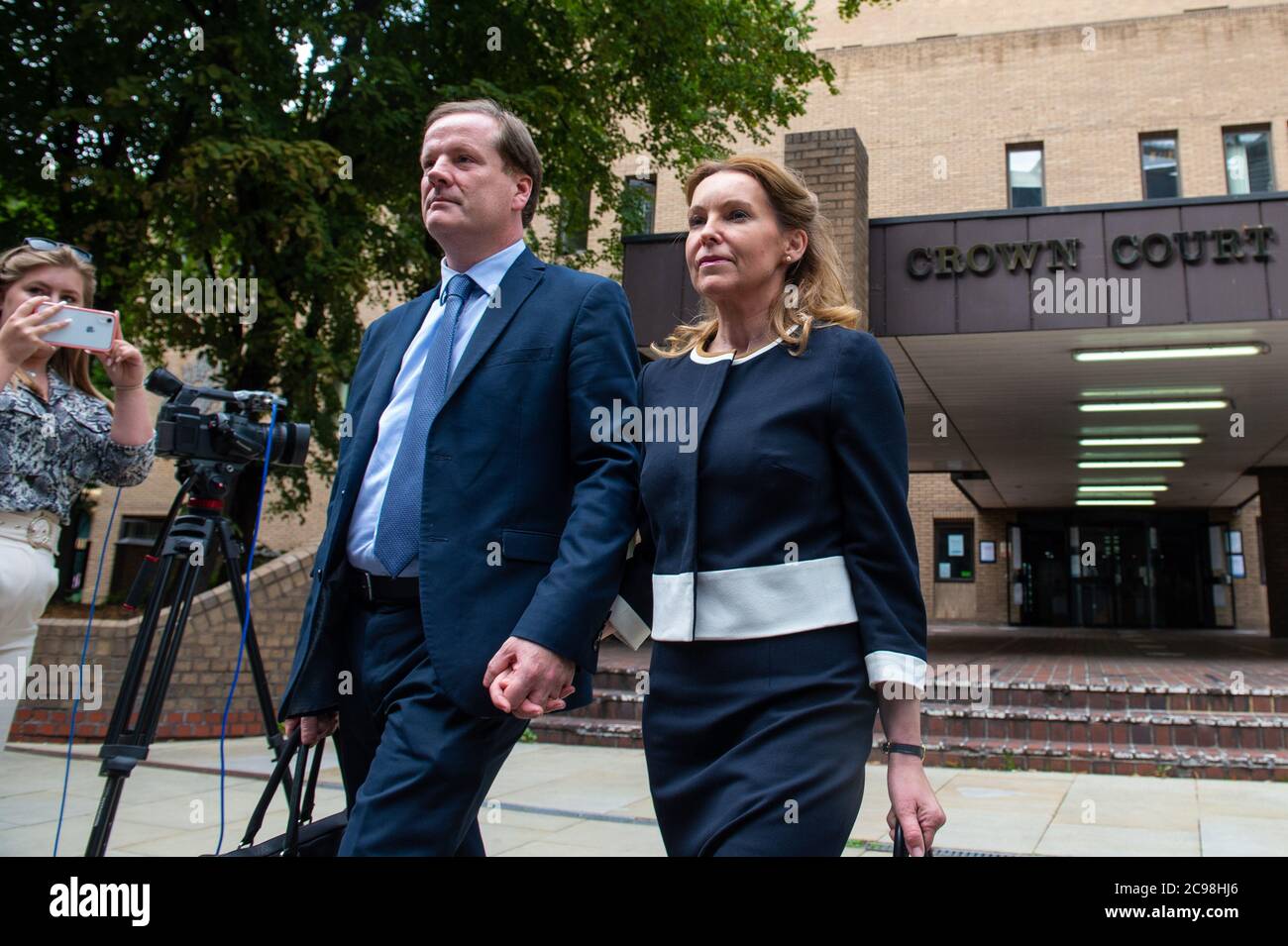 Former Conservative MP Charlie Elphicke, with MP for Dover Natalie ...