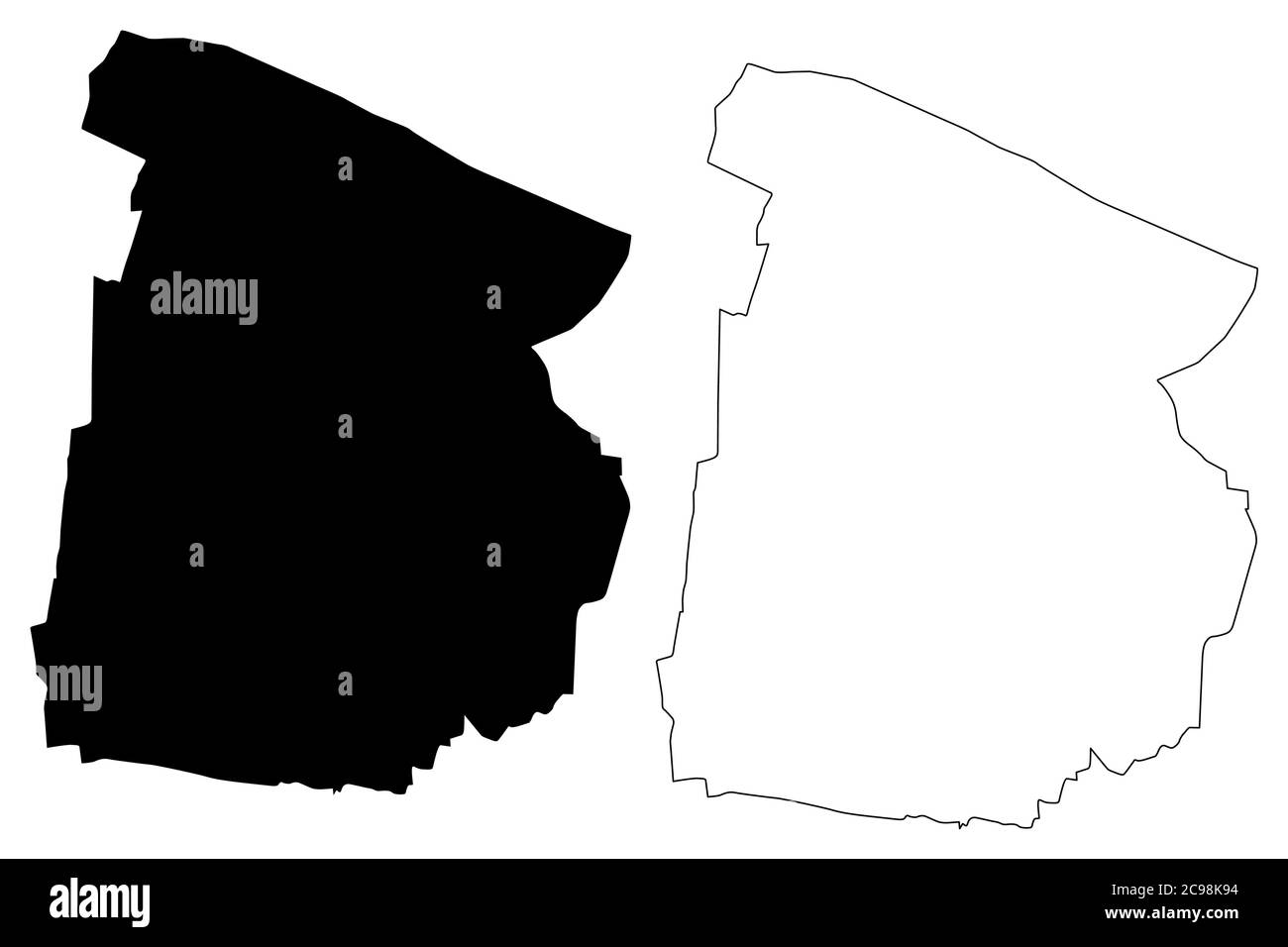Cochabamba City (Plurinational State of Bolivia, Cercado Province) map ...