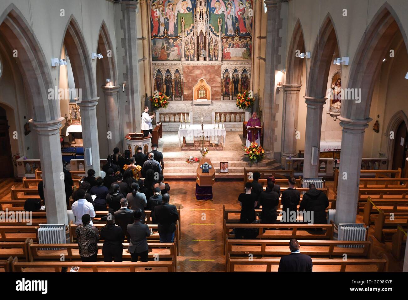 Funeral service church holy ghost hi-res stock photography and images ...