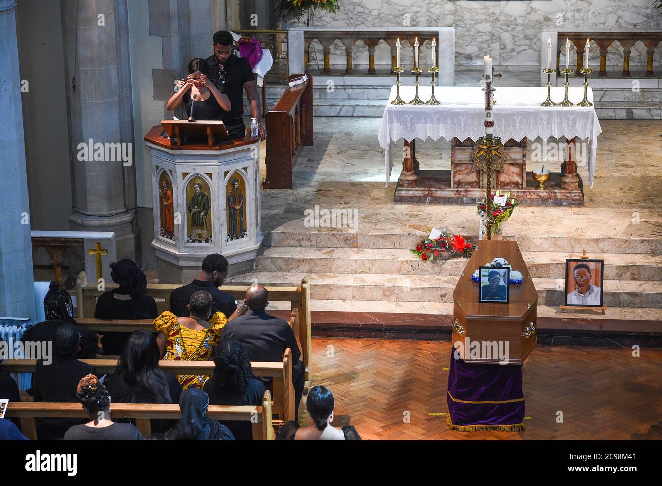 Funeral service church holy ghost hi-res stock photography and images ...