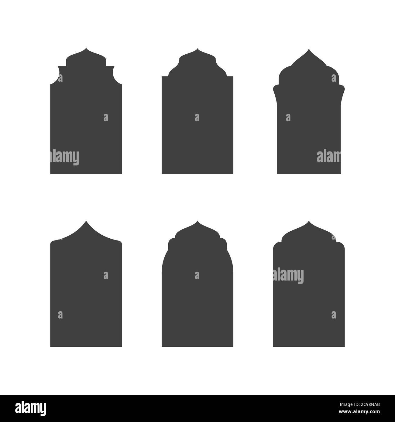 Mosque window vector icon design template Stock Vector Image & Art - Alamy