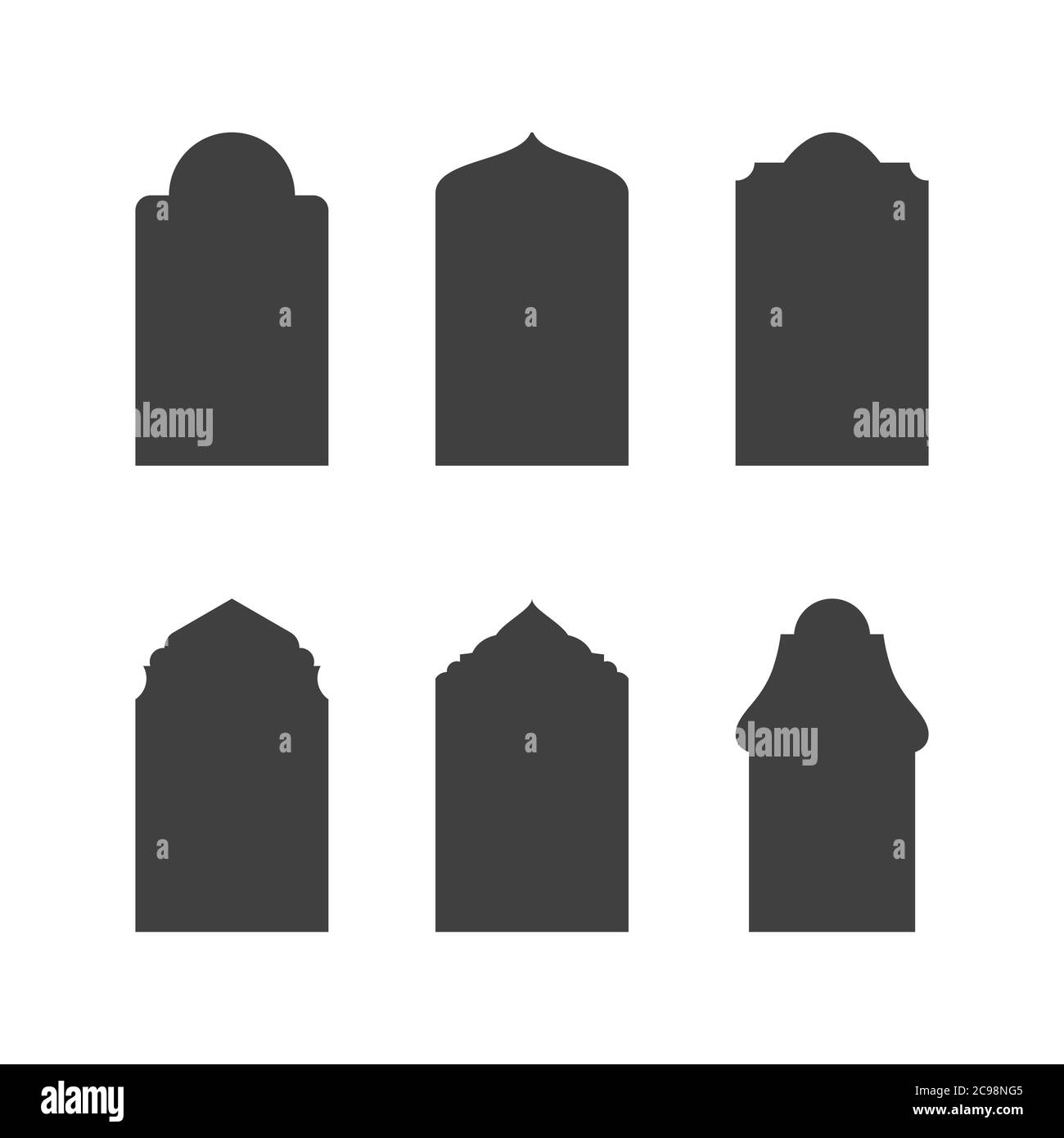 Mosque window vector icon design template Stock Vector Image & Art - Alamy