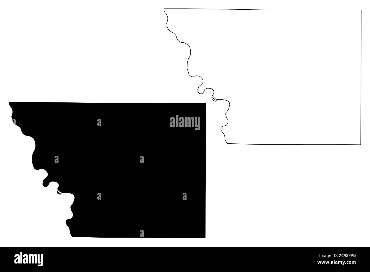 Map of monona hi-res stock photography and images - Alamy