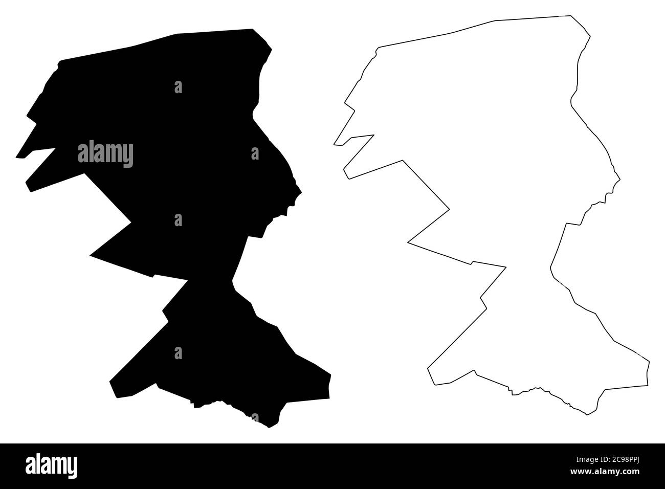 El alto map Stock Vector Images - Alamy