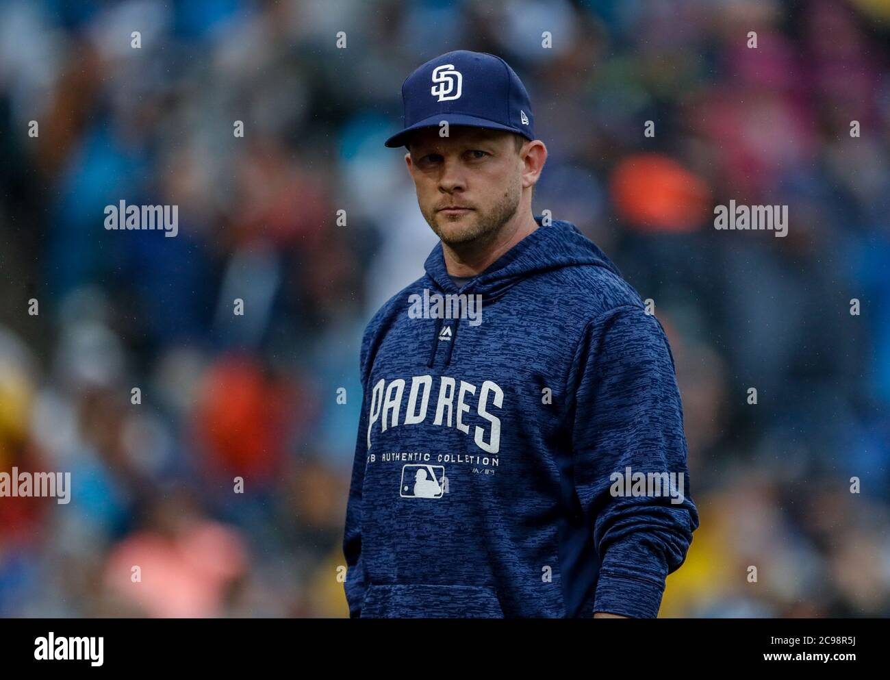 Andy Green, manager.Baseball action during the Los Angeles Dodgers game ...