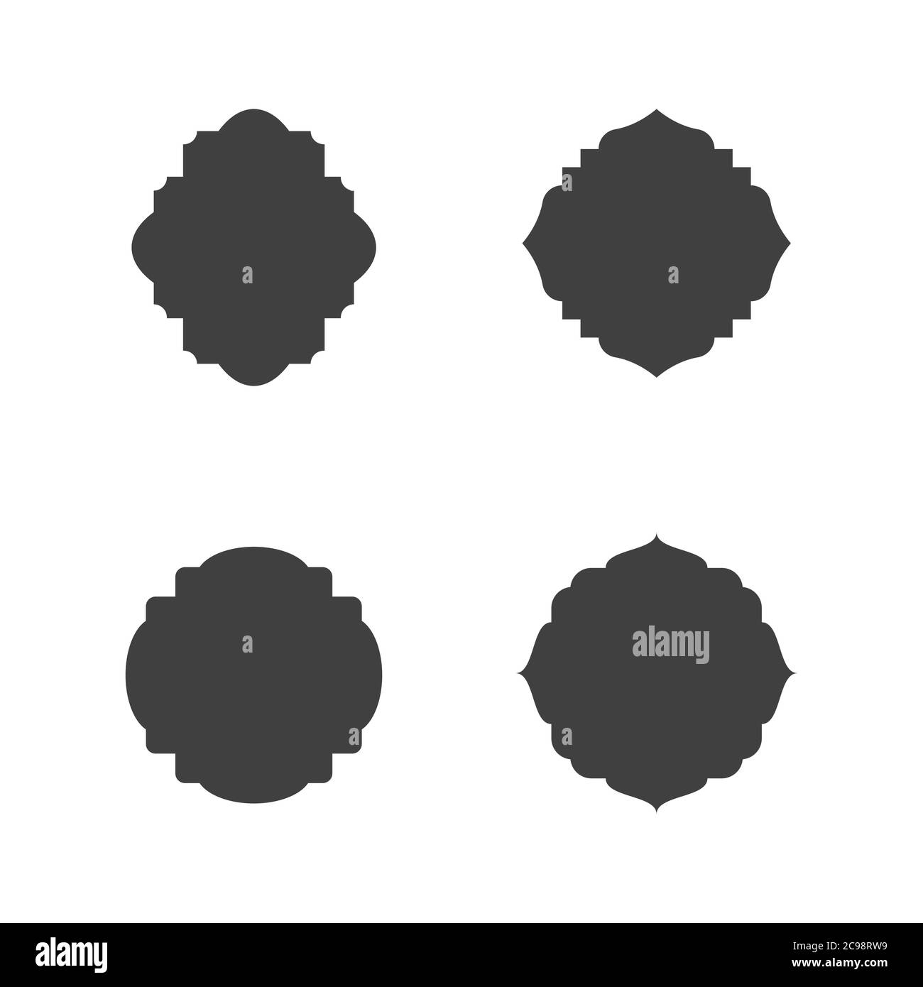 Mosque window vector icon design template Stock Vector Image & Art - Alamy