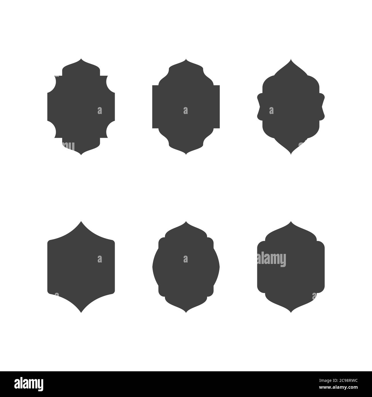 Mosque window vector icon design template Stock Vector Image & Art - Alamy