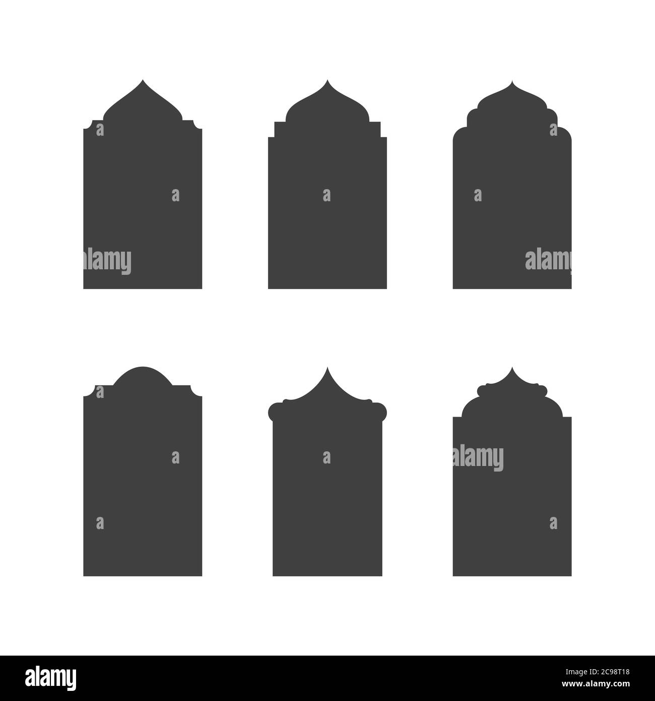 Mosque window vector icon design template Stock Vector Image & Art - Alamy