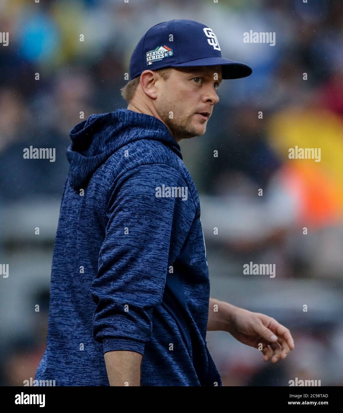 Andy Green, manager.Baseball action during the Los Angeles Dodgers game ...